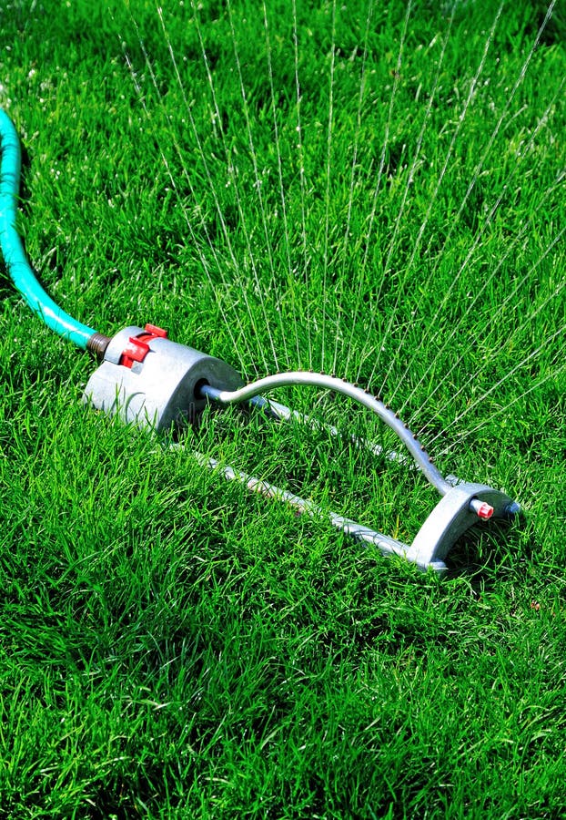 Watering Sprinkler II stock image. Image of irrigation - 748021