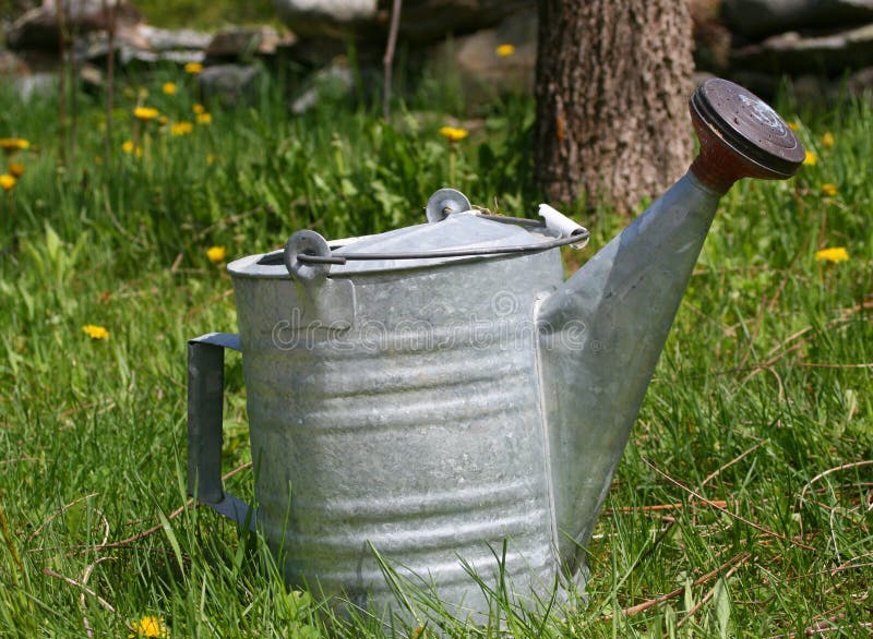 Watering Can stock image. Image of outside, stilllife - 28371829