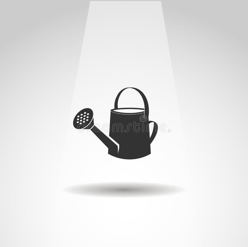 Watering Can Icon, Watering Can Simple Icon Stock Illustration ...