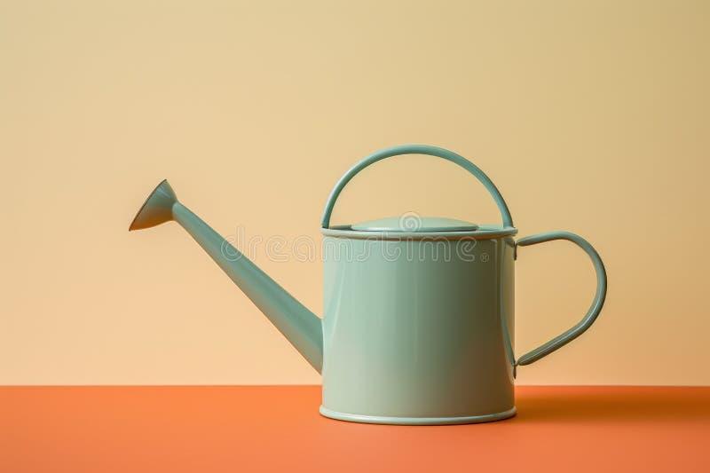 Watering Can on Light Background AI Generated Stock Illustration ...