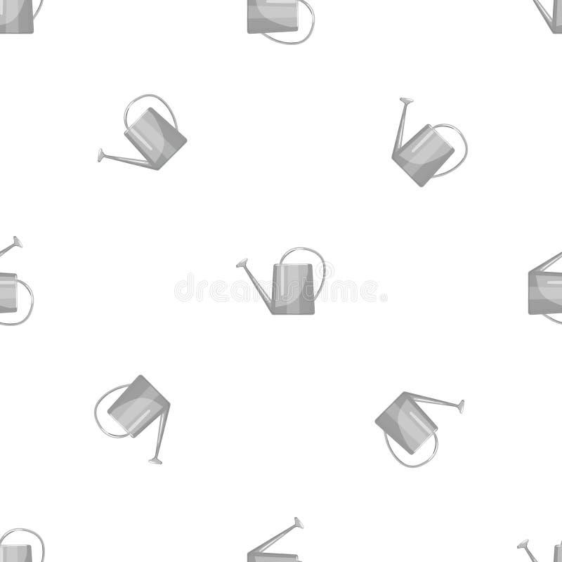 Watering Can Pattern Seamless Stock Illustration - Illustration of ...