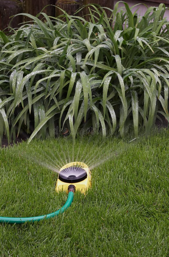 Watering Sprinkler II stock image. Image of irrigation - 748021