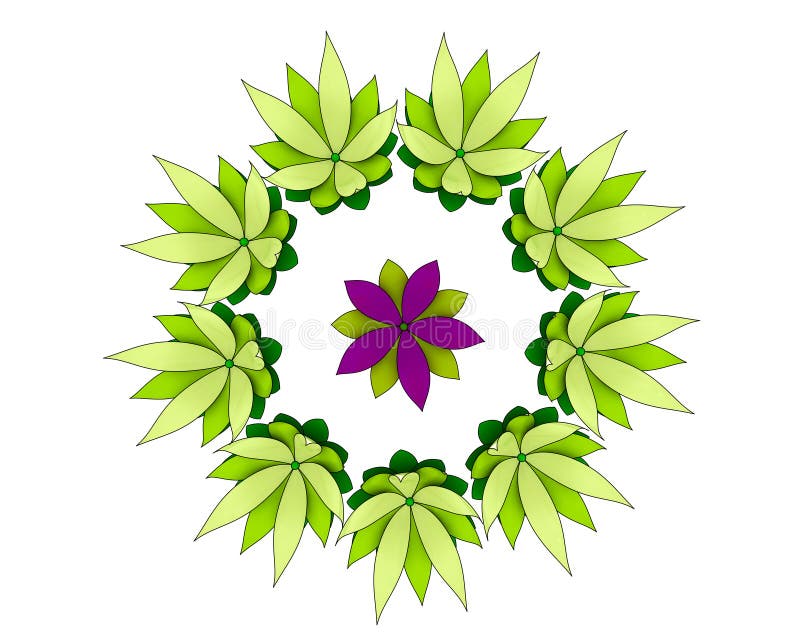 Lotus Flower Top View Stock Illustrations – 914 Lotus Flower Top View ...