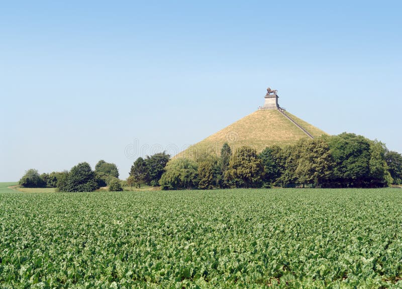 Waterloo battle memorial. stock image. Image of bloody - 930805