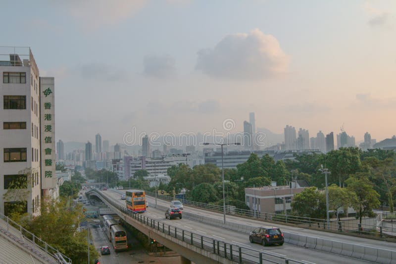 Waterloo Road, Hong Kong 1 Oct 2014 Editorial Image - Image of multiple ...
