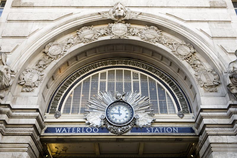 Waterloo Station stock image. Image of travel, building - 4939095