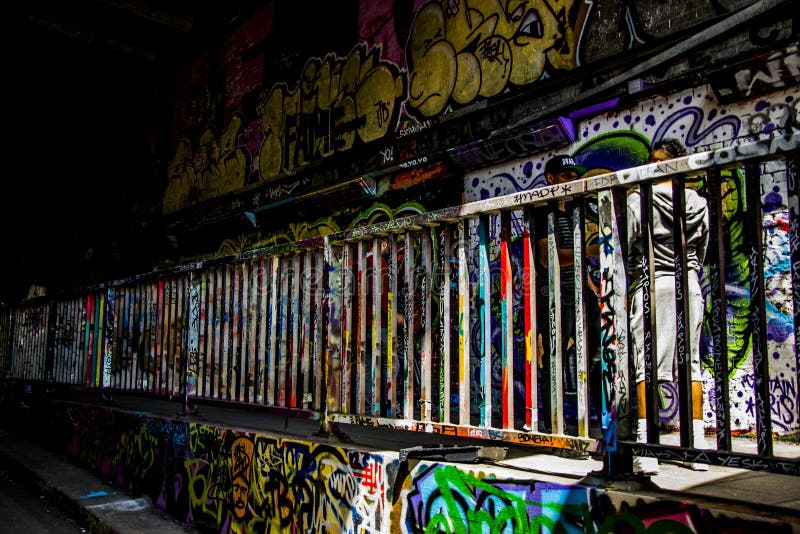 Waterloo tunnel London editorial stock image. Image of night - 49469169