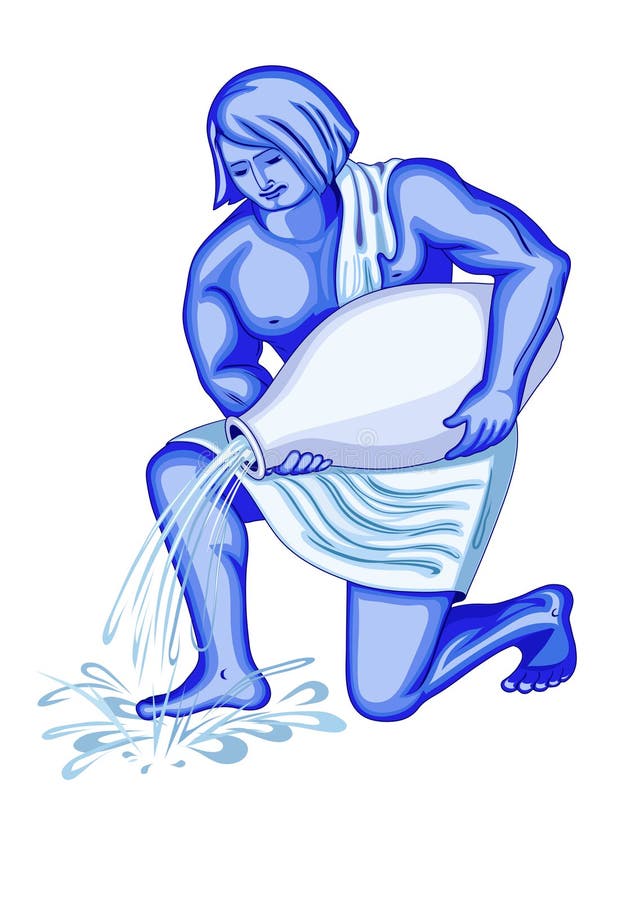 Waterman vector illustratie. Illustration of tijdschema - 10665732