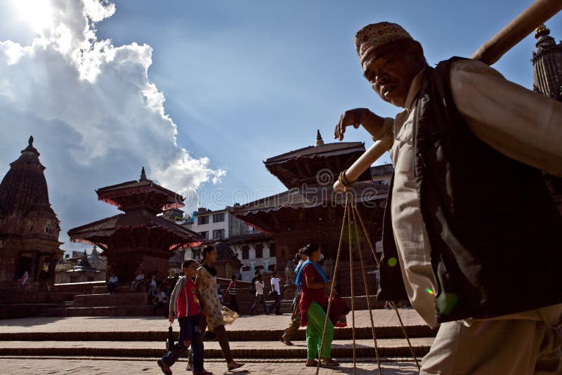 Man Carrying Two Buckets Stock Photos - Free & Royalty-Free Stock ...