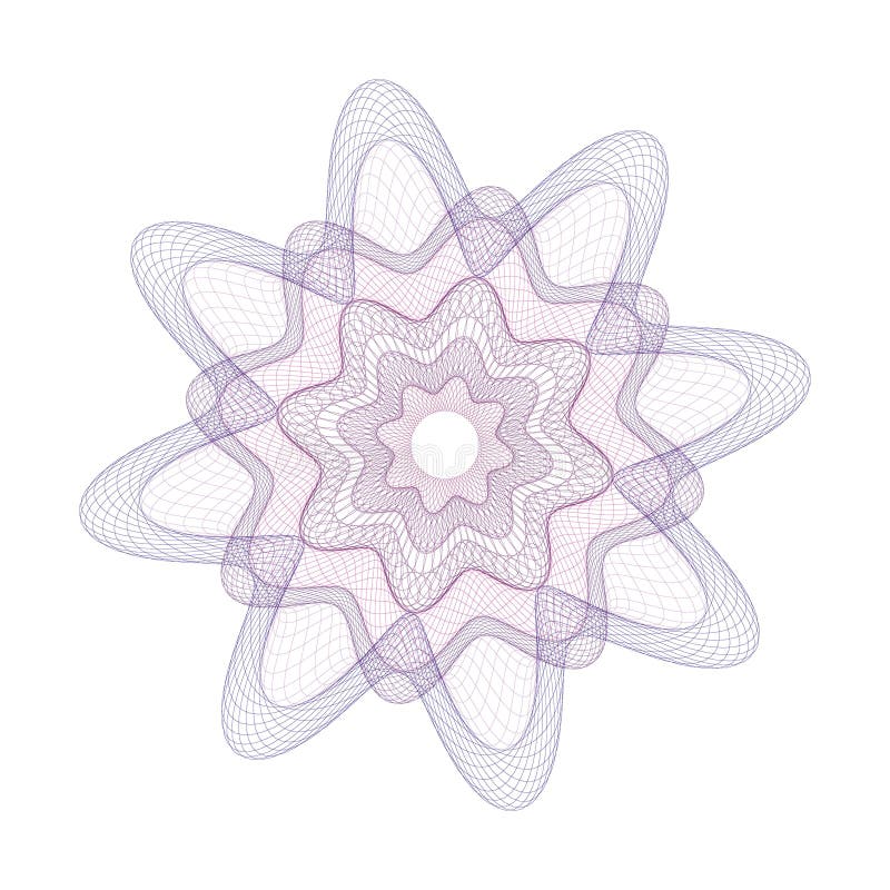 Watermark Banknote Pattern. Banknotes Check Guilloche Lines Texture ...