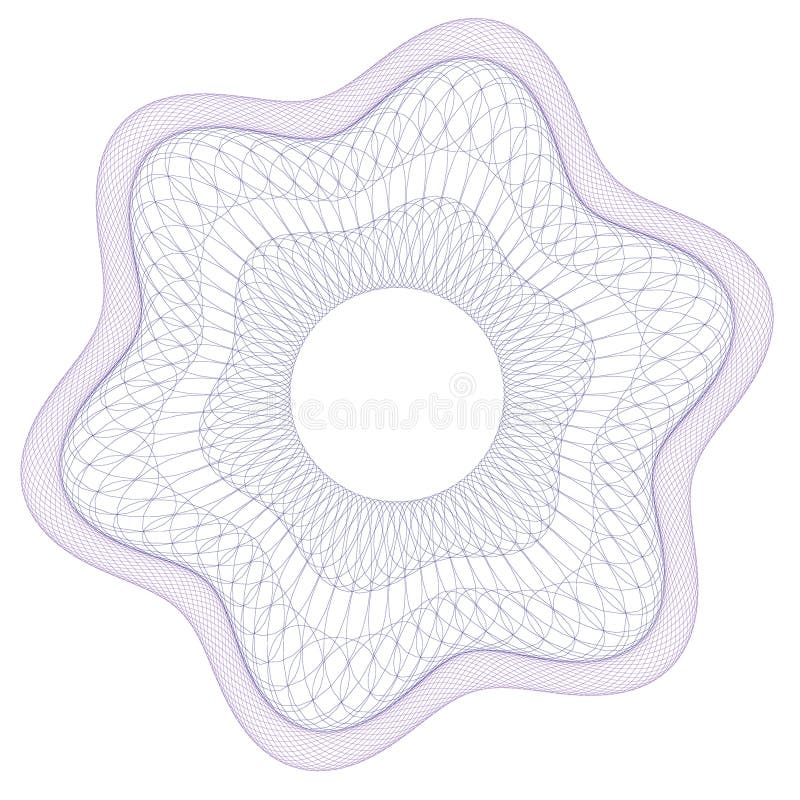 Banknotes Check Guilloche Lines Texture, Secure Waves Patterns and ...