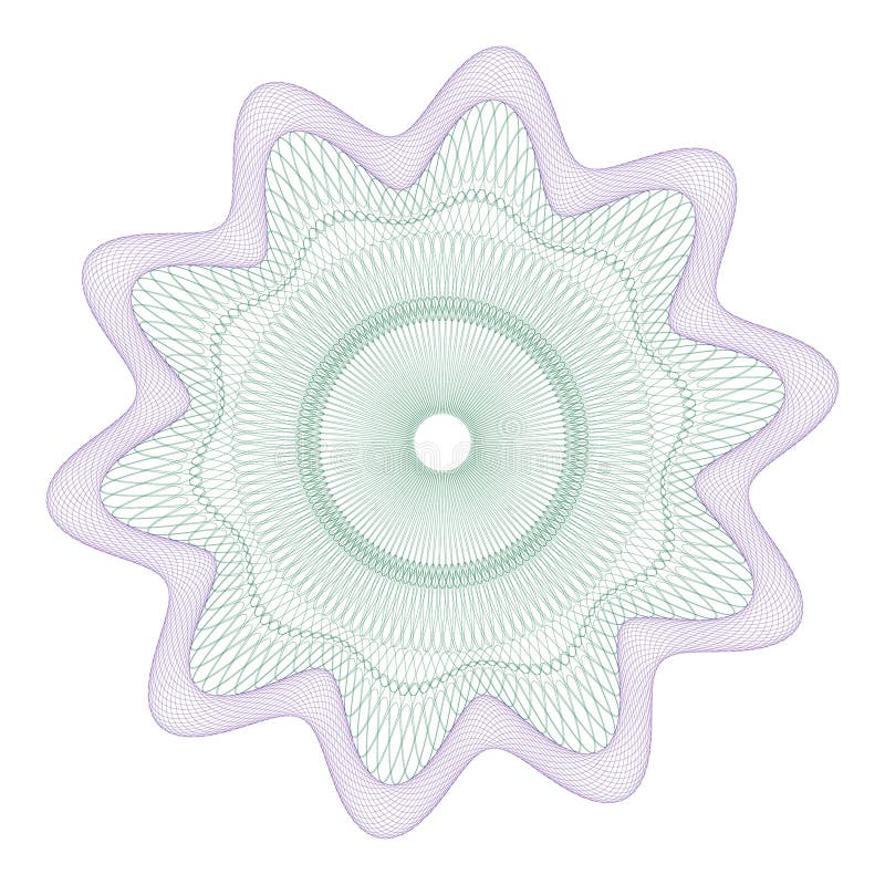 Banknotes Check Guilloche Lines Texture, Secure Waves Patterns and ...