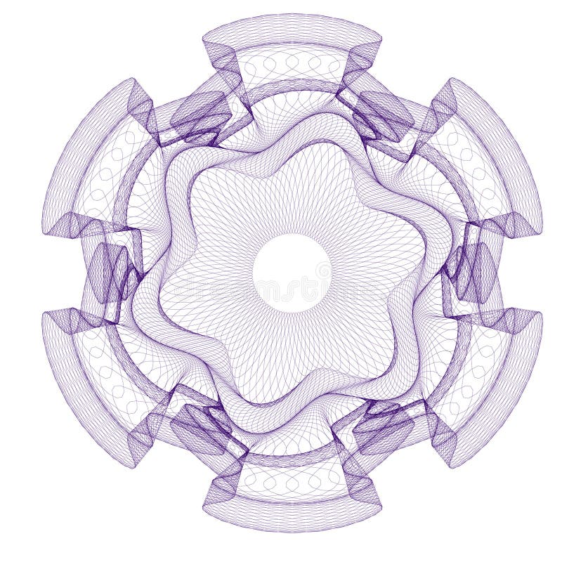 Banknotes Check Guilloche Lines Texture, Secure Waves Patterns and ...