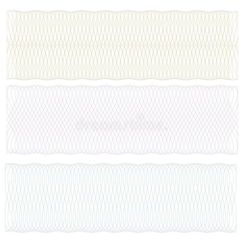 Guilloche Background for Certificate, Design Element, Watermark ...