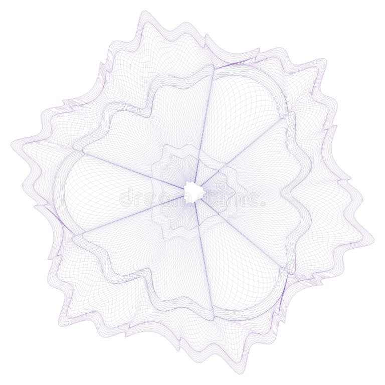 Watermarks Pattern Guilloche for Certificate, Stock Vector ...