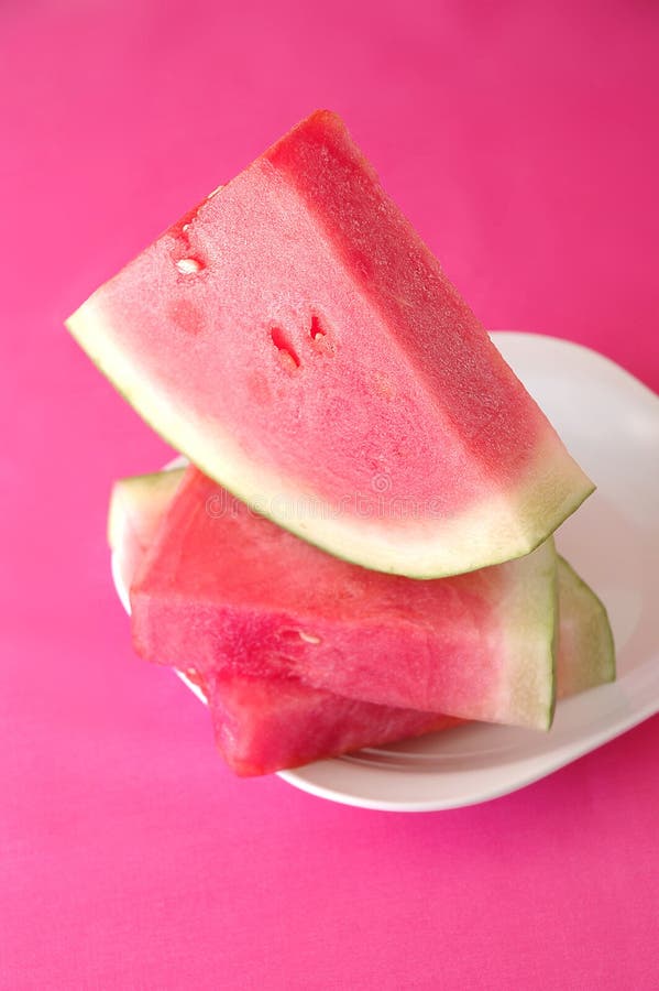 Watermelon stock image. Image of pink, slice, fresh, blur - 2305477