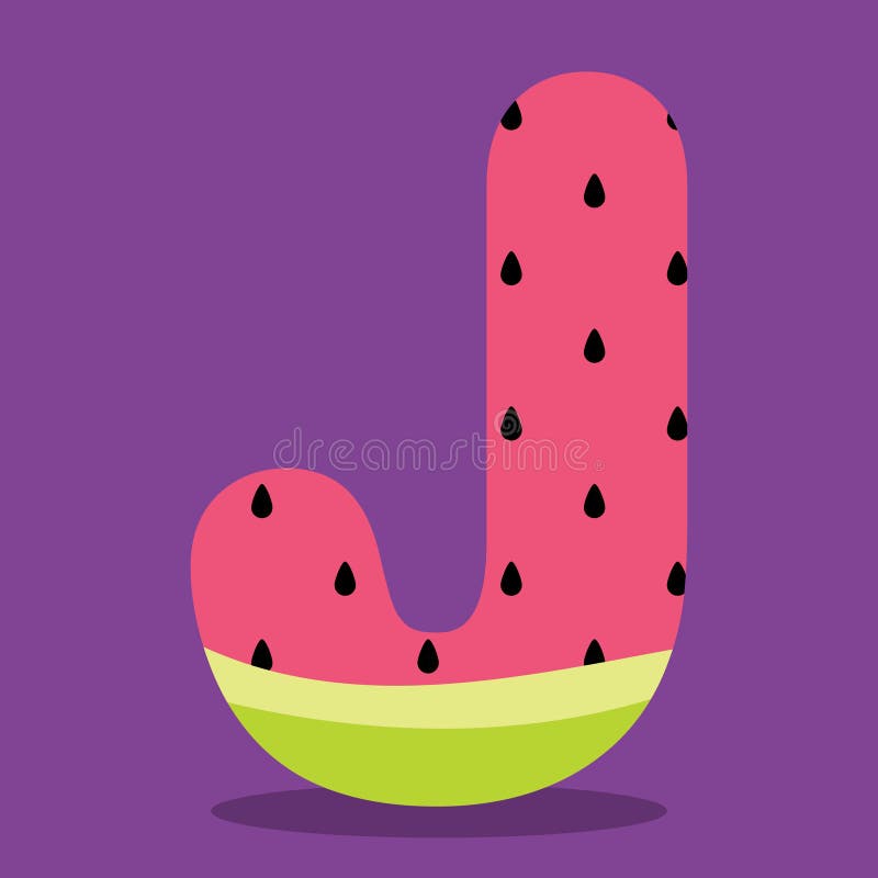 Watermelon Alphabet Stock Illustrations – 973 Watermelon Alphabet Stock ...