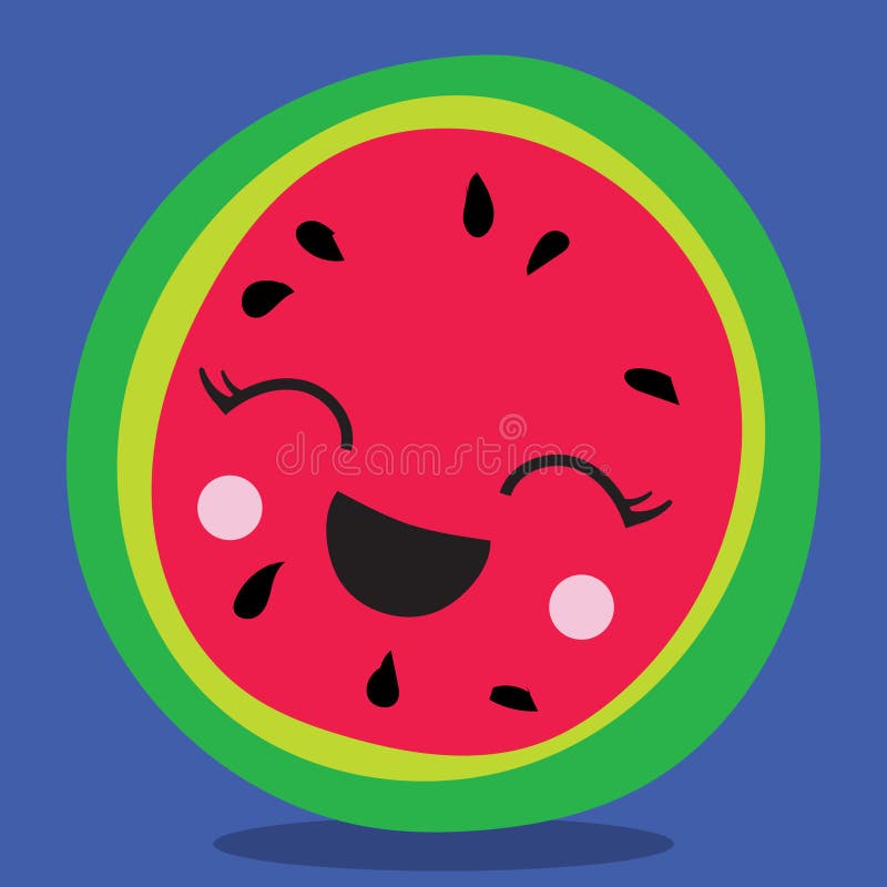 Watermelon blue 03 stock vector. Illustration of vector - 197990014