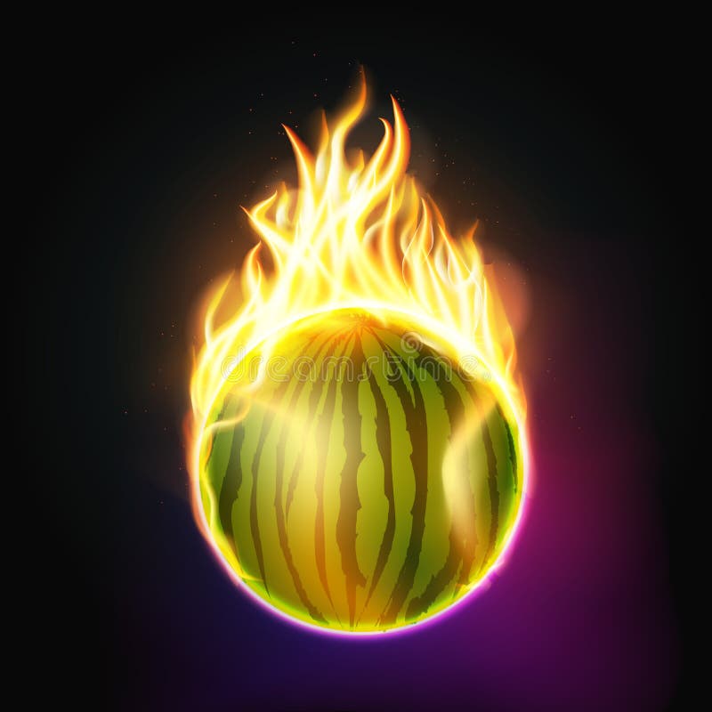 Burning Watermelon Stock Illustrations – 62 Burning Watermelon Stock ...