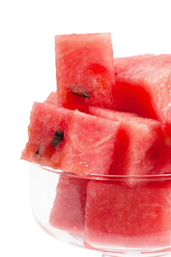 Watermelon cubes stock photo. Image of seeds, juicy, heap - 21917094