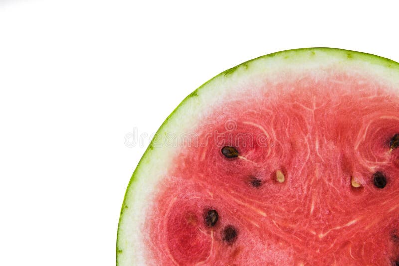 Watermelon Cut in Half, Close-up Stock Image - Image of seeds ...