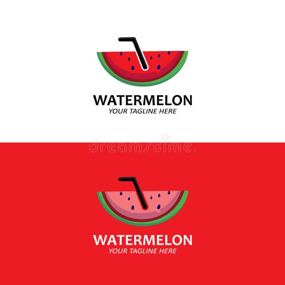 Watermelon Design, Fresh Fruit Logo, Watermelon Plantation Vector Stock ...