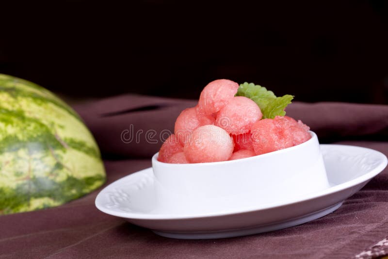 The decorated watermelon stock photo. Image of food, background - 12995542