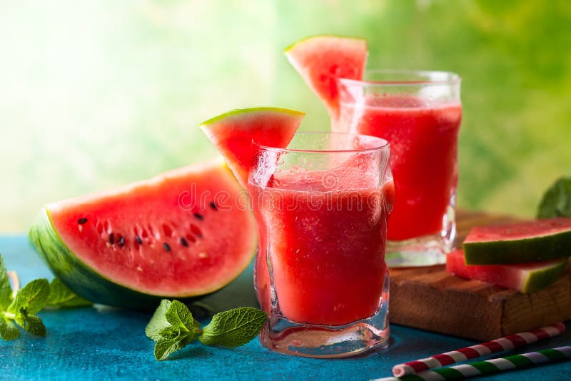 Watermelon drink stock image. Image of drinking, juice - 214551077