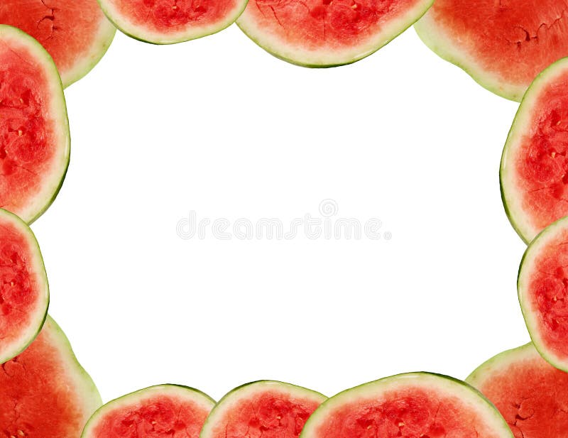 Watermelon frame stock photo. Image of fruit, nourishment - 118640