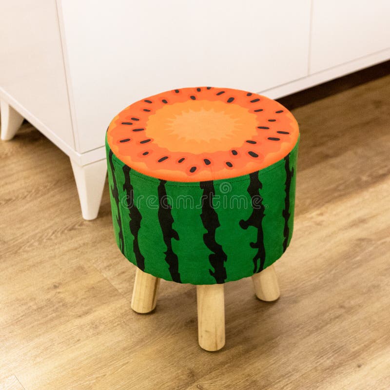 Watermelon Fruit Inflatable Chair Stool Stock Photo - Image of colorful ...