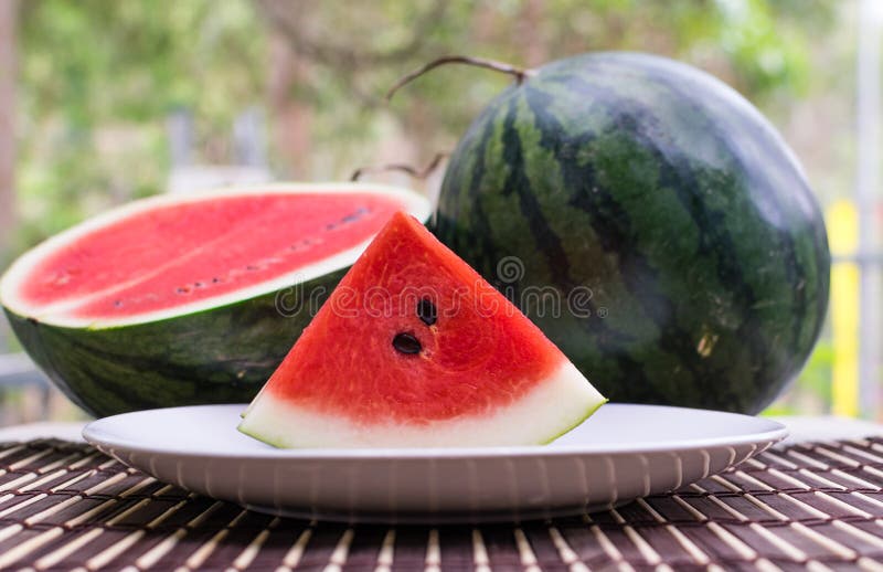 Watermelon fruit slice stock image. Image of juicy, white - 40142097