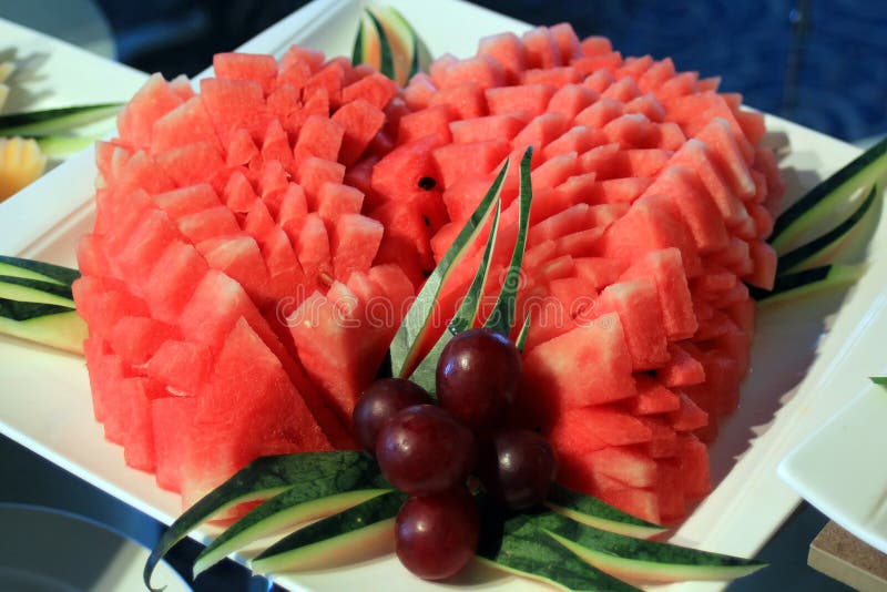 Watermelon and grape fruit stock image. Image of grocery - 38773405