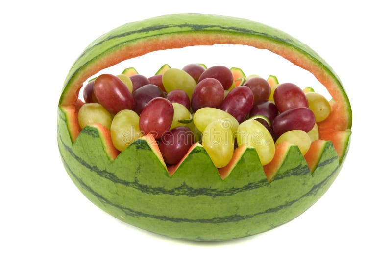 Watermelon and Grapes stock image. Image of fruits, watermelon - 4740215