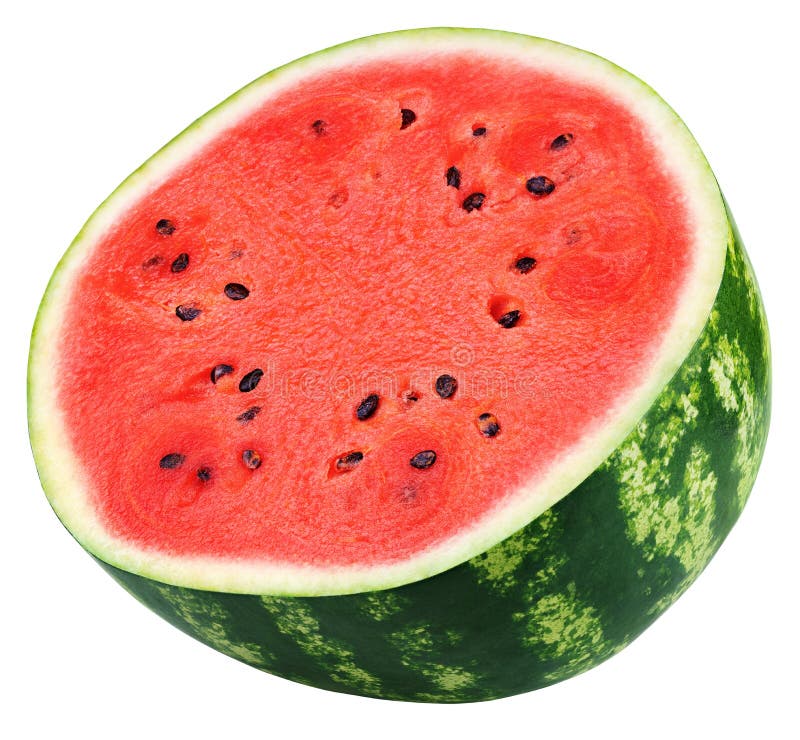 Watermelon cut in half stock image. Image of fresh, dessert - 76991287