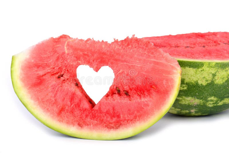 Watermelon heart stock photo. Image of nature, concept - 59088320