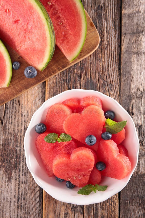 Watermelon heart shape stock photo. Image of love, healthy - 65721324