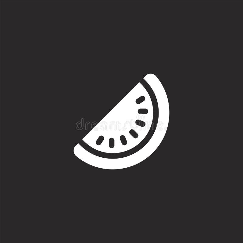 Watermelon Icon. Filled Watermelon Icon for Website Design and Mobile ...