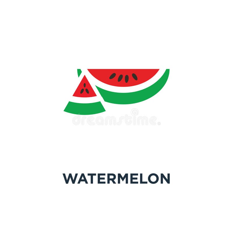 Watermelon Icon. Fruit Concept Symbol Design, Fresh Watermelon S Stock ...