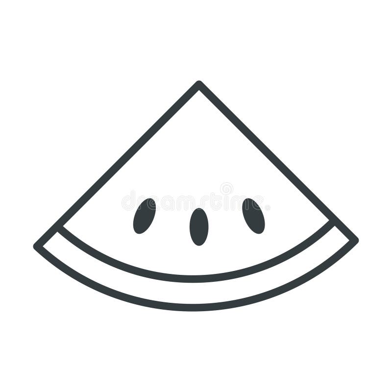 Watermelon Icon Vector Sign and Symbol on Trendy Design for Design and ...