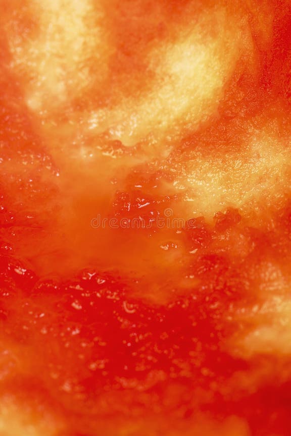 Watermelon Inside Which the Green Part of the Peel is Visible Stock ...