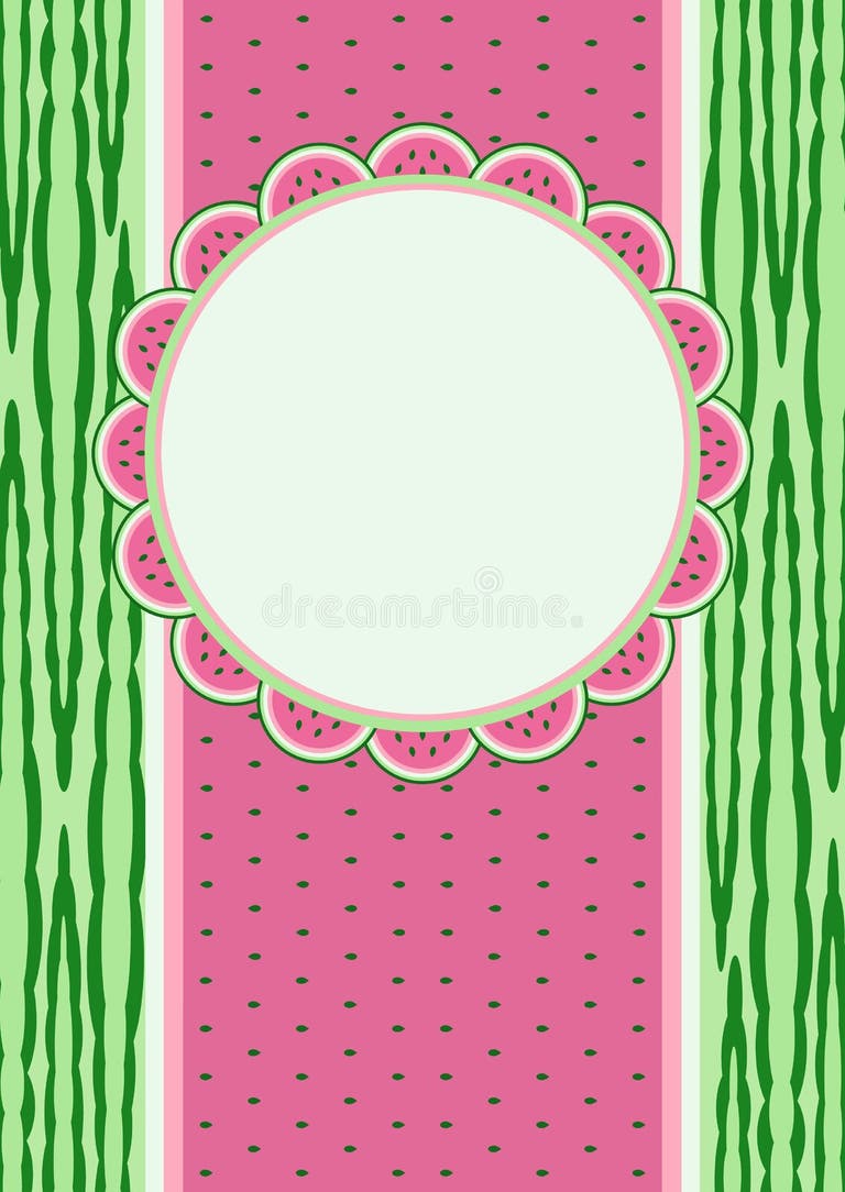 Watermelon Border Stock Illustrations – 1,856 Watermelon Border Stock ...