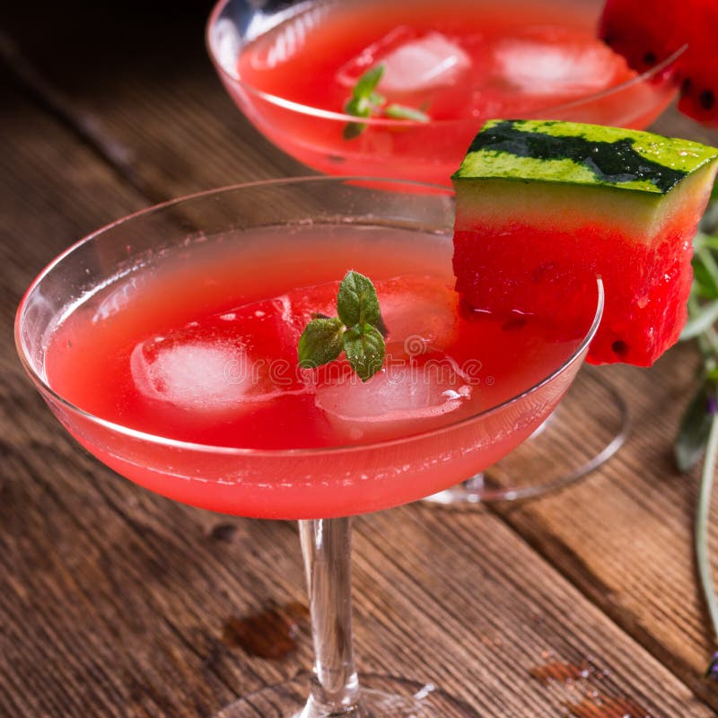 Watermelon juice with ice stock image. Image of ingredient - 56101535