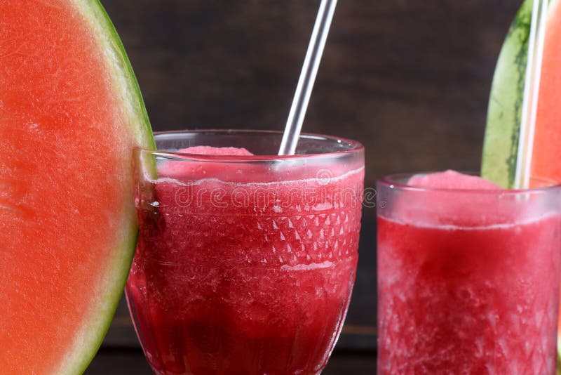Watermelon Juice, Natural Fruit Drink. Alcoholic Stock Image - Image of ...