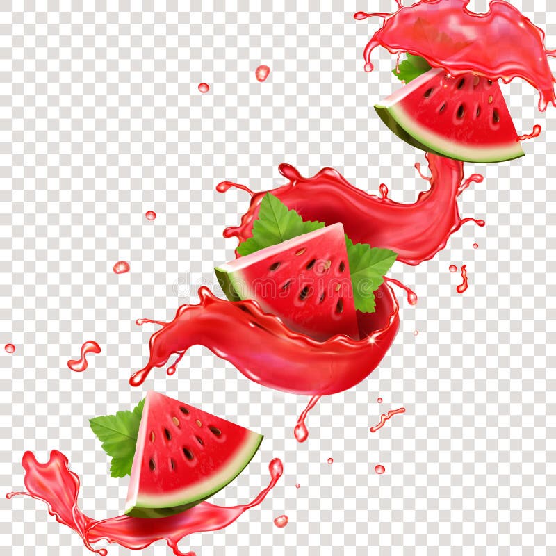 Watermelon Juice stock vector. Illustration of watermelon - 39677655