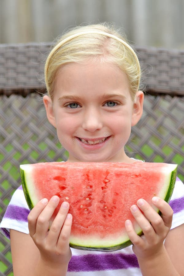 Watermelon Kid stock image. Image of piece, food, eating - 32681431