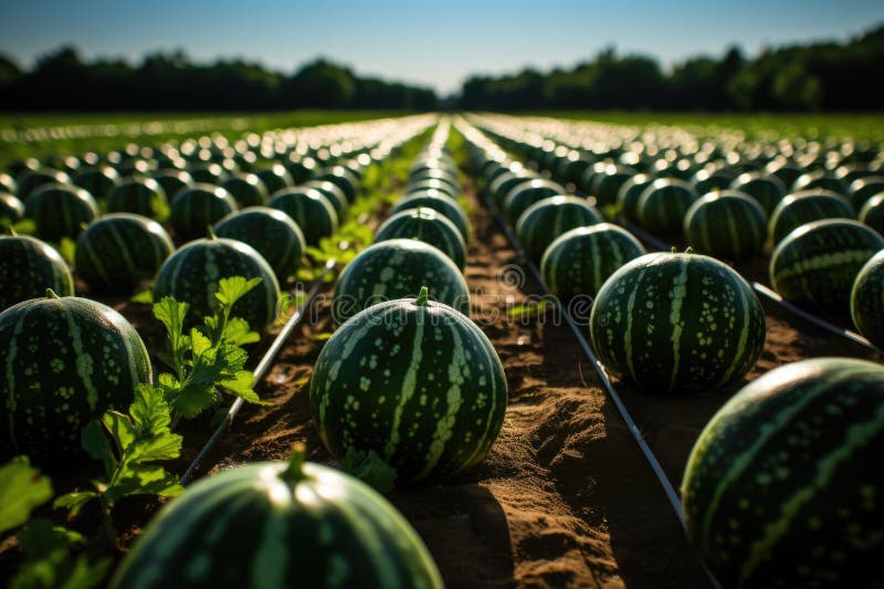 Watermelon lines in stock illustration. Illustration of watermelon ...