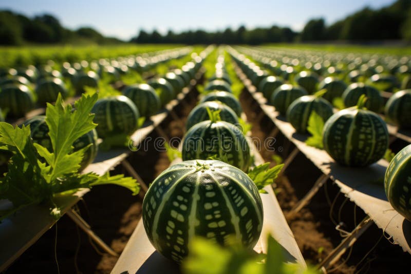 Watermelon lines in stock illustration. Illustration of watermelon ...