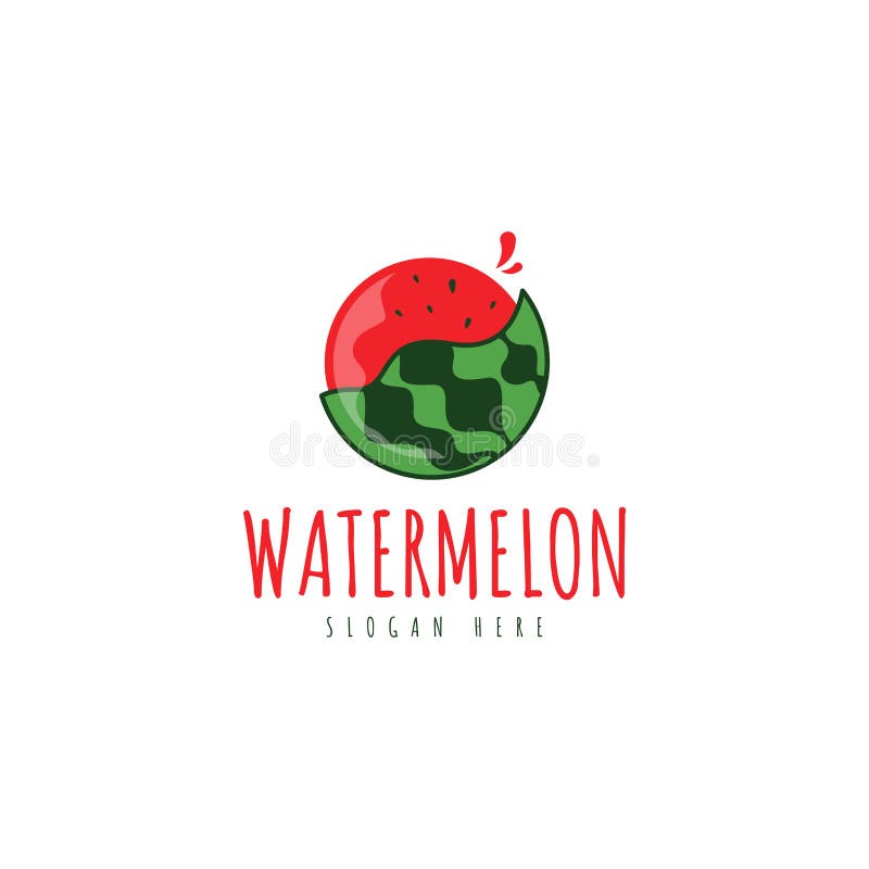 Watermelon Logo Vector Template. Logo Template for Your Business Stock Illustration ...