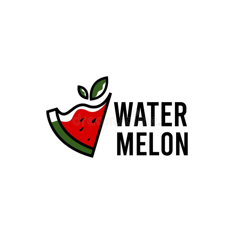 Watermelon Logo Design Concept Vector Stock Vector - Illustration of ...