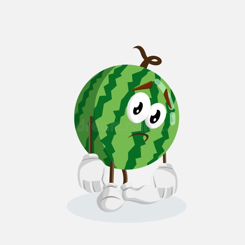 Sad Cartoon Watermelon Stock Illustrations – 314 Sad Cartoon Watermelon ...